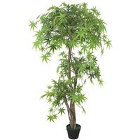 Artificial Japanese Maple Tree - Green by The Range | ufurnish.com