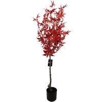 Leaf Design Artificial Red Maple Tree - Red Maple by The Range ...