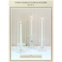 Set of 3 Taper Candle Covers and Holders by The Range | ufurnish.com