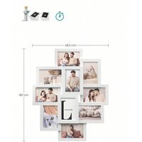 SONGMICS 10-Photo Collage Frame - White by The Range | ufurnish.com