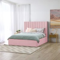 Valentina Bed Frame - Pink / Small Double by The Range | ufurnish.com