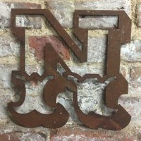 Personalised Metal lettering , Personalised Gift , Rusty Carnival ...