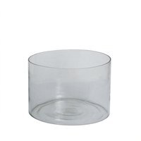 Tasman Small Glass Cylinder Vase For Elegant Decor - Clear by The Range ...