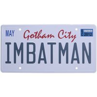 DC Comics Batman Number Plate Tin Sign - Multi by The Range | ufurnish.com