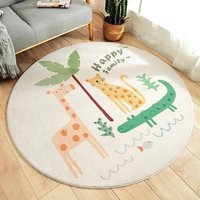 Scandi Kids Rug Round Playmat - Multi by The Range | ufurnish.com