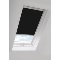 Raven Black Thermal Blackout Skylight Roller Blinds (Velux Roof Windows ...