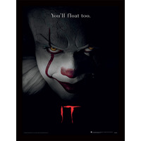 IT (Pennywise Face) Framed Print by The Range | ufurnish.com