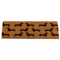 Coir Insert Mat for Outdoor - Brown,Black / Dog by The Range | ufurnish.com