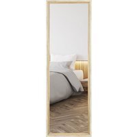HOMCOM 163 x 53 cm Full Length Mirror - Oak, White Wood Effect by The ...