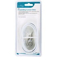Expanding Curtain Wire - 3m - White / 1 by The Range | ufurnish.com