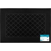 Harlequin Scraper Rubber Pin Doormat - Black by The Range | ufurnish.com