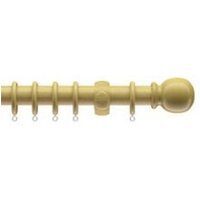 28mm Wooden Light Ash Curtain Pole Set - Light Ash / 50cm by The Range ...