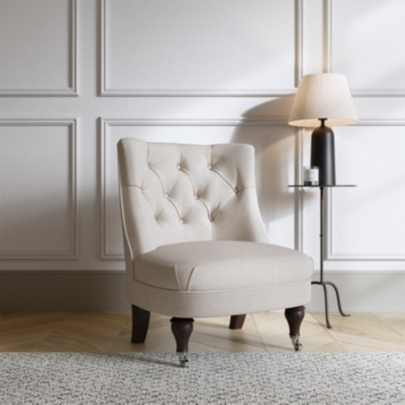 Richmond Linen Tub Chair - Stylish & Comfortable | Solid Hardwood Frame ...