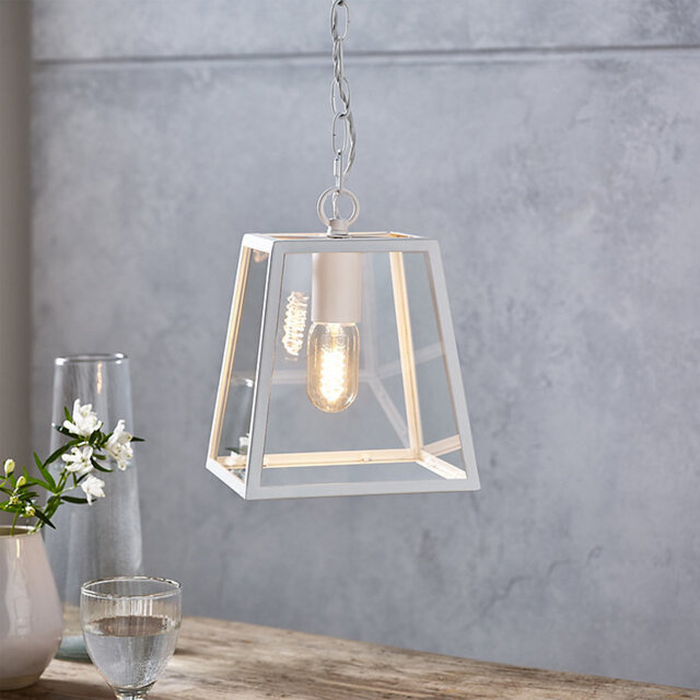 The White Company White Brooklyn Ceiling Light - Small, White, Size ...