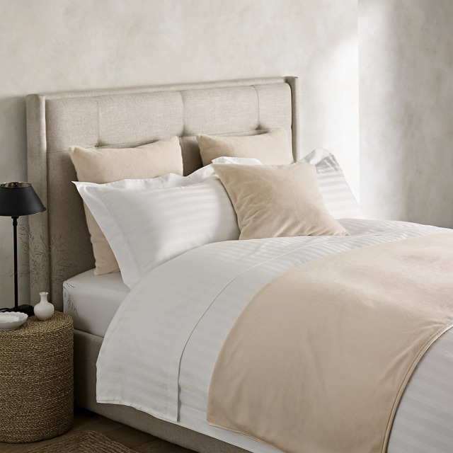 The White Company Faux Fur Throw by The White Company | ufurnish.com