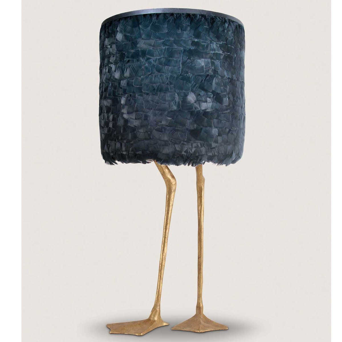 Porta Romana I Duck Feet Lamp I Decayed Gold With Admiral Blue Duck ...