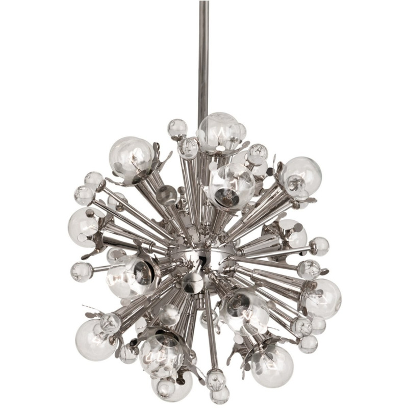 Jonathan Adler I Mini Sputnik Chandelier I Nickel by Tobias Oliver ...