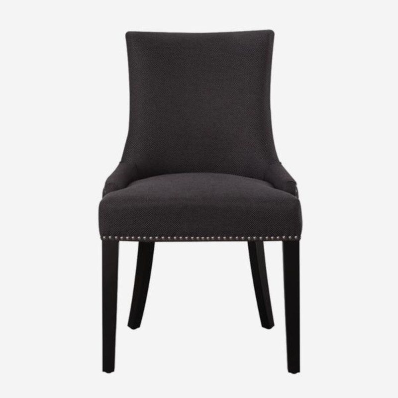 Andrew Martin - Theodore Dining Chair Black by Tobias Oliver | ufurnish.com