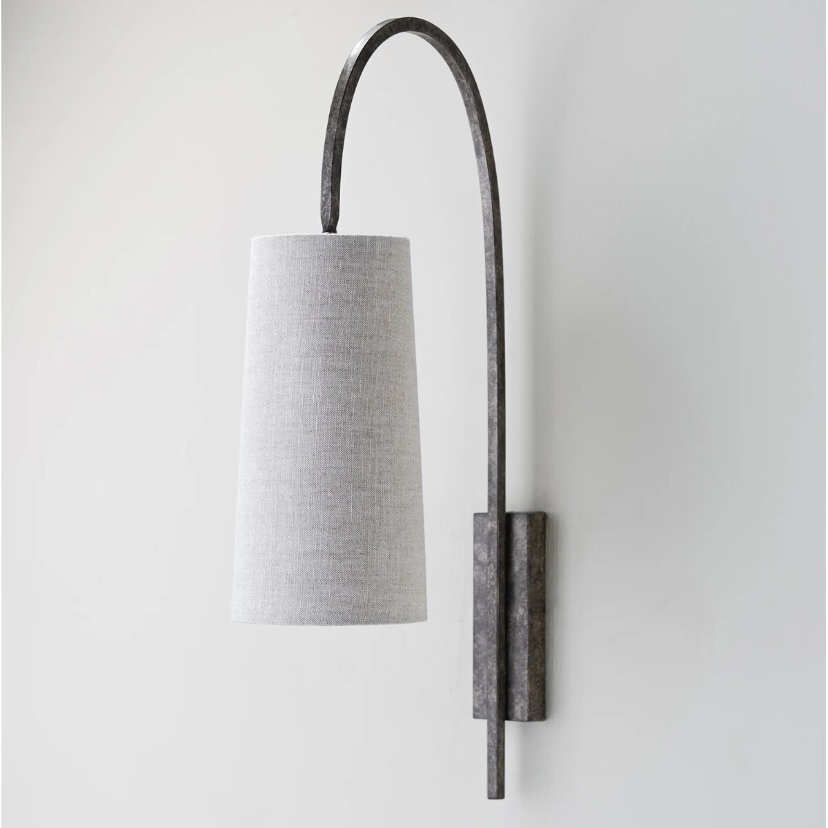 Porta Romana - Willow Wall Light - Burnt Silver by Tobias Oliver ...