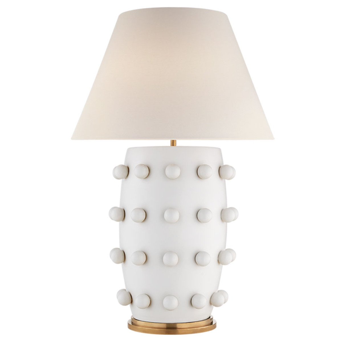 Kelly Wearstler - Linden Table Lamp Large - Plaster White by Tobias ...