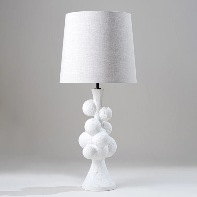 Porta Romana - Moons Lamp Small - Plaster White by Tobias Oliver ...