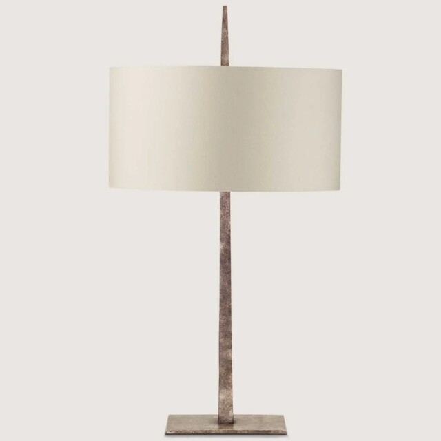 Porta Romana I Tapering Harral Lamp Small I Burnt Silver by Tobias ...
