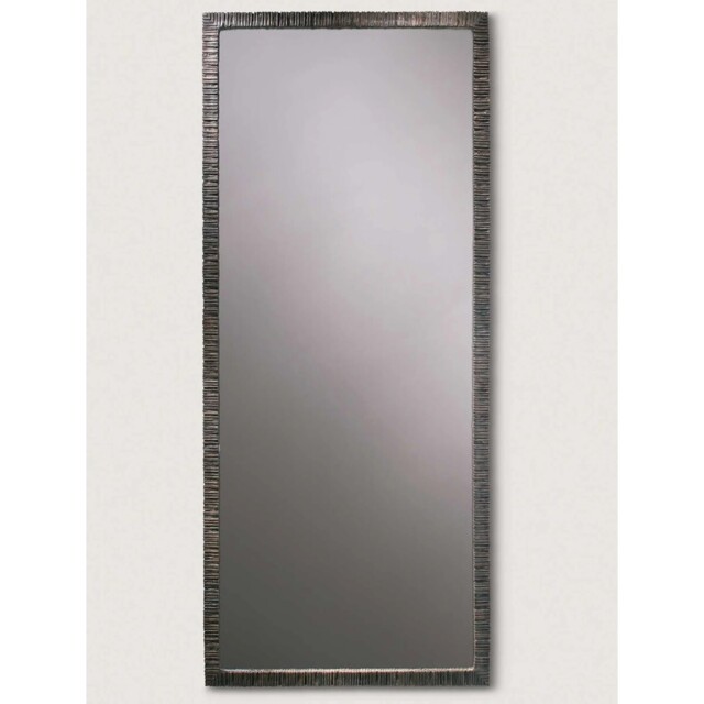 Porta Romana I Rectangular Trevose Mirror Large - Burnt Silver by ...
