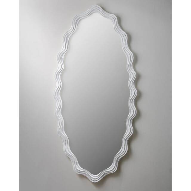 Porta Romana - Oval Clam Shell Mirror Large by Tobias Oliver | ufurnish.com