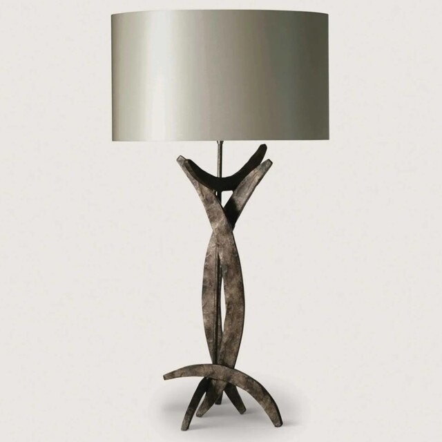 Porta Romana I Miro Lamp - Burnt Silver by Tobias Oliver | uFurnish.com