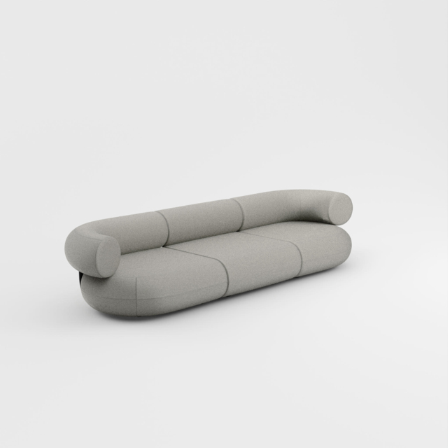 Tom Dixon - Fat 3-Seater Modular Sofa - Configuration 2 - White ...