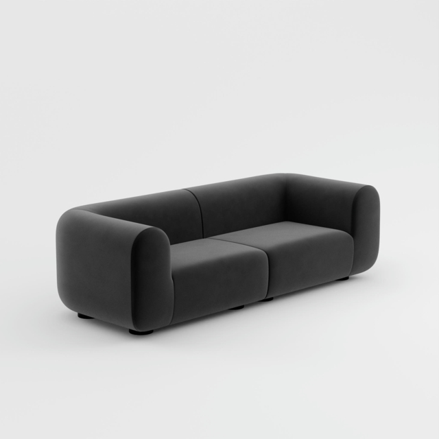 Tom Dixon - Plump 3-Seater Wide Modular Sofa - Configuration 3 ...