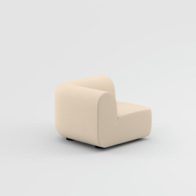 Tom Dixon - PLUMP Sofa Connecting Corner Module - Coconut (Linara 2494 138) by Tom Dixon ...