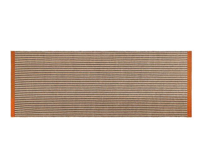 Tom Dixon - Line Rug Black 70 x 250cm by Tom Dixon | ufurnish.com