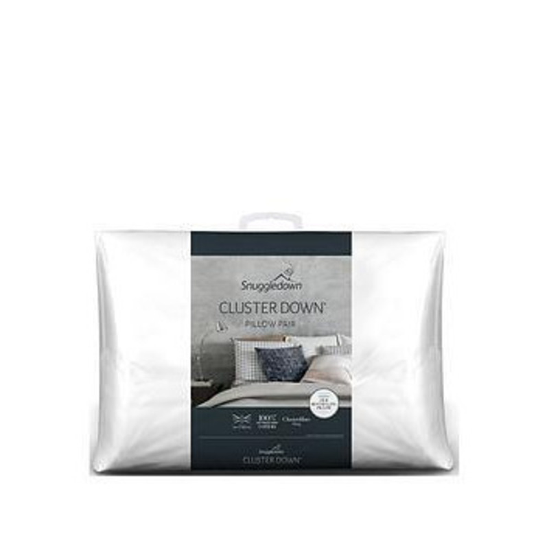 Snuggledown Of Norway Clusterdown Pillows 2 Pack White By Very