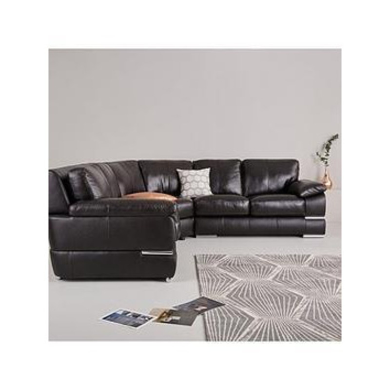 Very Home Primo Italian Leather Corner Group Sofa - Fsc&Reg Certified by Very | ufurnish.com