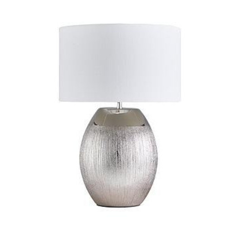 Silver Glitter Table Lamp by Very | ufurnish.com