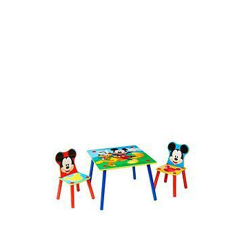 Hello Home Mickey Mouse Table and 2 Chairs, One Colour by Very ...