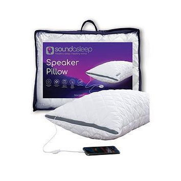 Soundasleep Speaker Pillow - White by Very | ufurnish.com