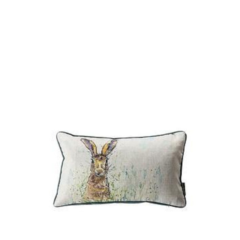 Kilburn & Scott Hare Watercolour Cushion by Very | ufurnish.com