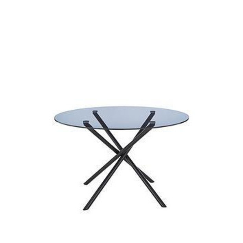 Michelle Keegan Home 120 Cm Round Glass Dining Table by Very | ufurnish.com