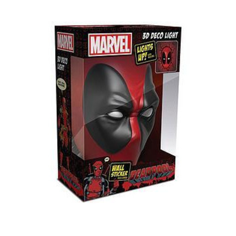 Marvel 3DL - Marvel Deadpool Light, One Colour by Very | ufurnish.com