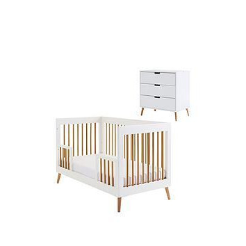 Obaby Maya Two Piece Room Set, White/Natural by Very | ufurnish.com