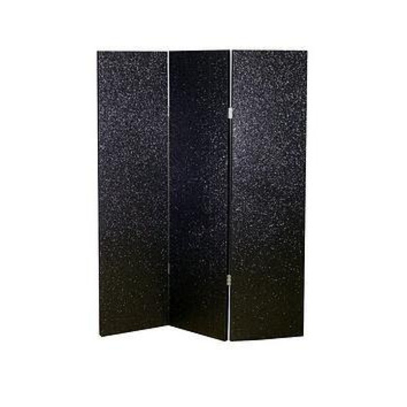 Arthouse Sequin Screen / Room Divider Black by Very | ufurnish.com
