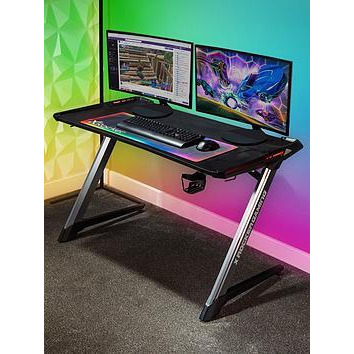 X Rocker Lynx Rgb Led Gaming Desk by Very | ufurnish.com