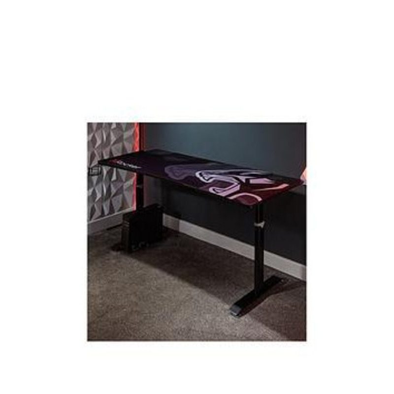 X Rocker Cougar Xl Esports Gaming Desk With Manual Height Adjustment by ...