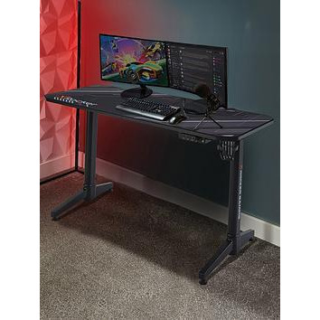 X Rocker Stratos Dual Motor Height Adjustable Gaming Desk by Very ...