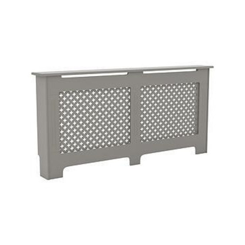 Vida Designs Oxford Extra Large Radiator Cover - Grey by Very ...