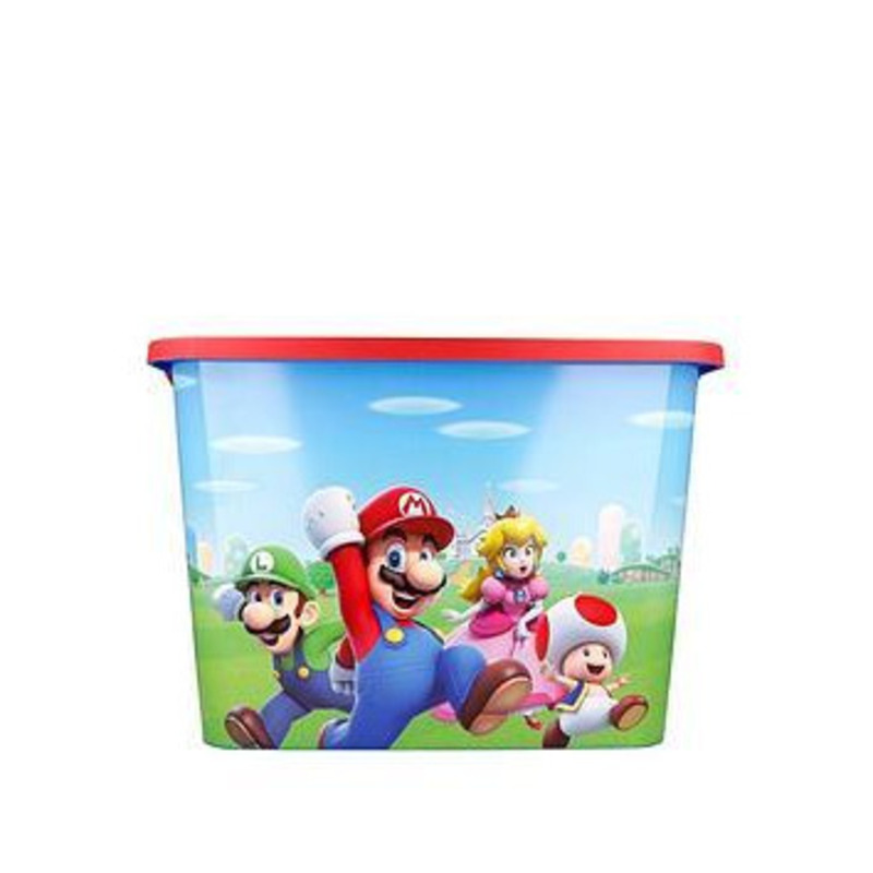 Mario Super Mario Storage Click Box - 23l, Multi by Very | ufurnish.com
