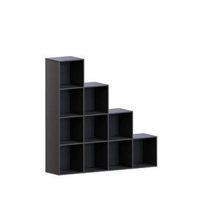 Vida Designs Durham 10 Cube Staircase Storage Unit - Black by Very ...