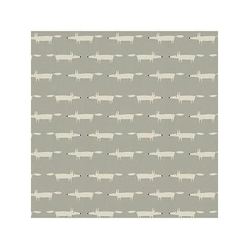 Scion Esala Little Fox Silver Wallpaper by Very | ufurnish.com